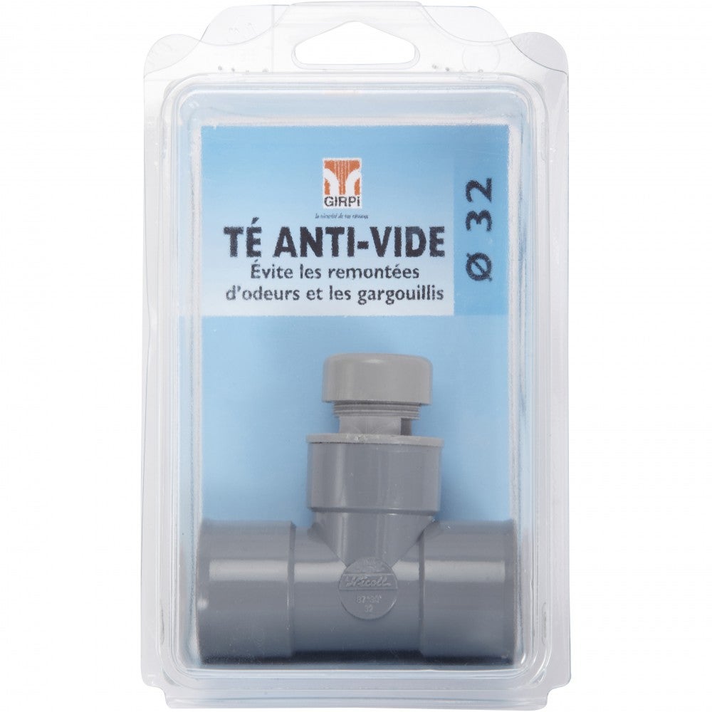 T antivacío de PVC para pegar, hembra/hembra, D.32 | Leroy Merlin
