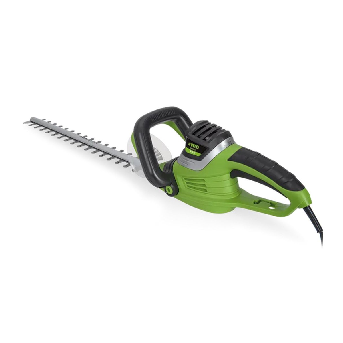 Cortasetos 600W Doble cuchilla 59cm Protección para manos Mango con ...