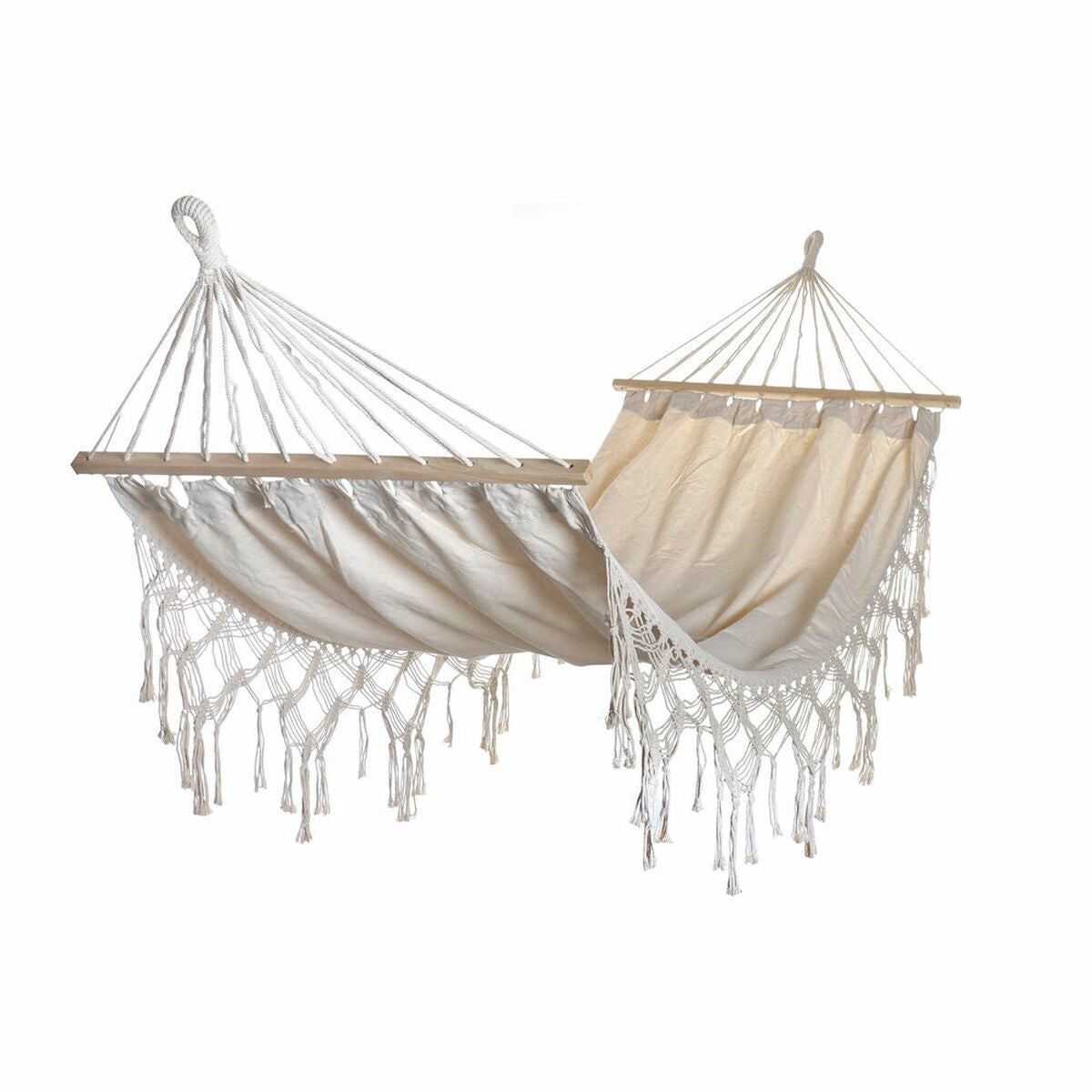 Hamaca DKD Home Decor Blanco Poliéster Algodón (200 x 100 cm) | Leroy ...