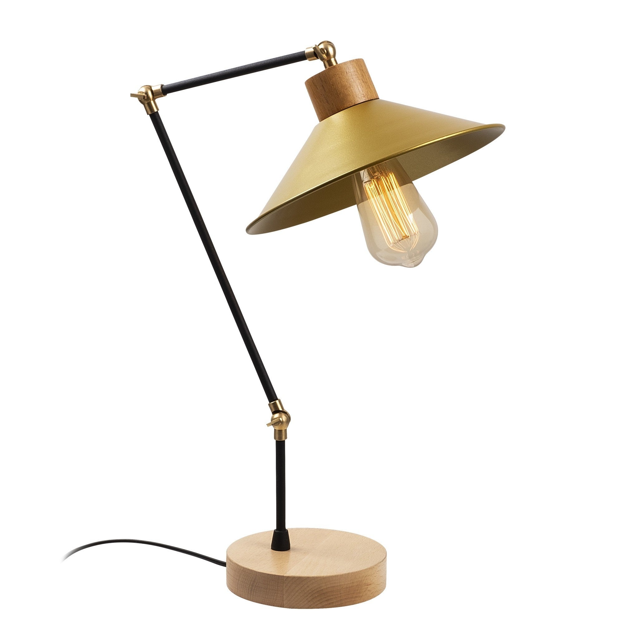 Lampe à poser - Gold, 24x24x52 | Leroy Merlin