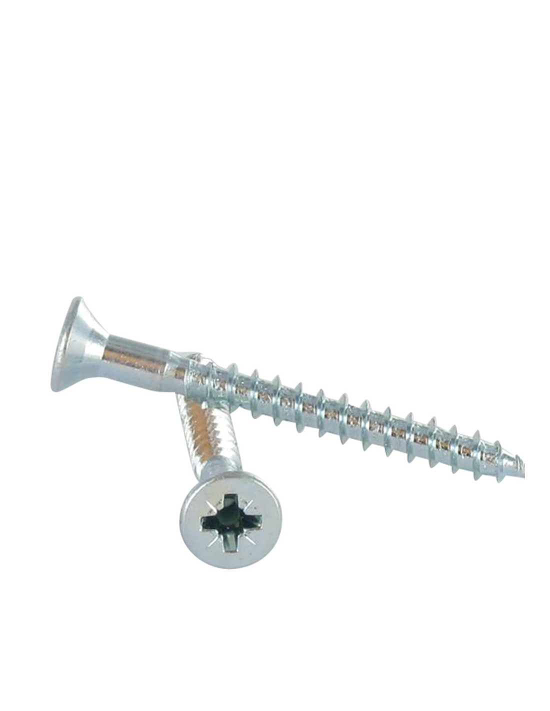 Vis bois et agglomeré VBA Tête fraisée TF Pozi N°2 4.5X50 Percée Acier ...