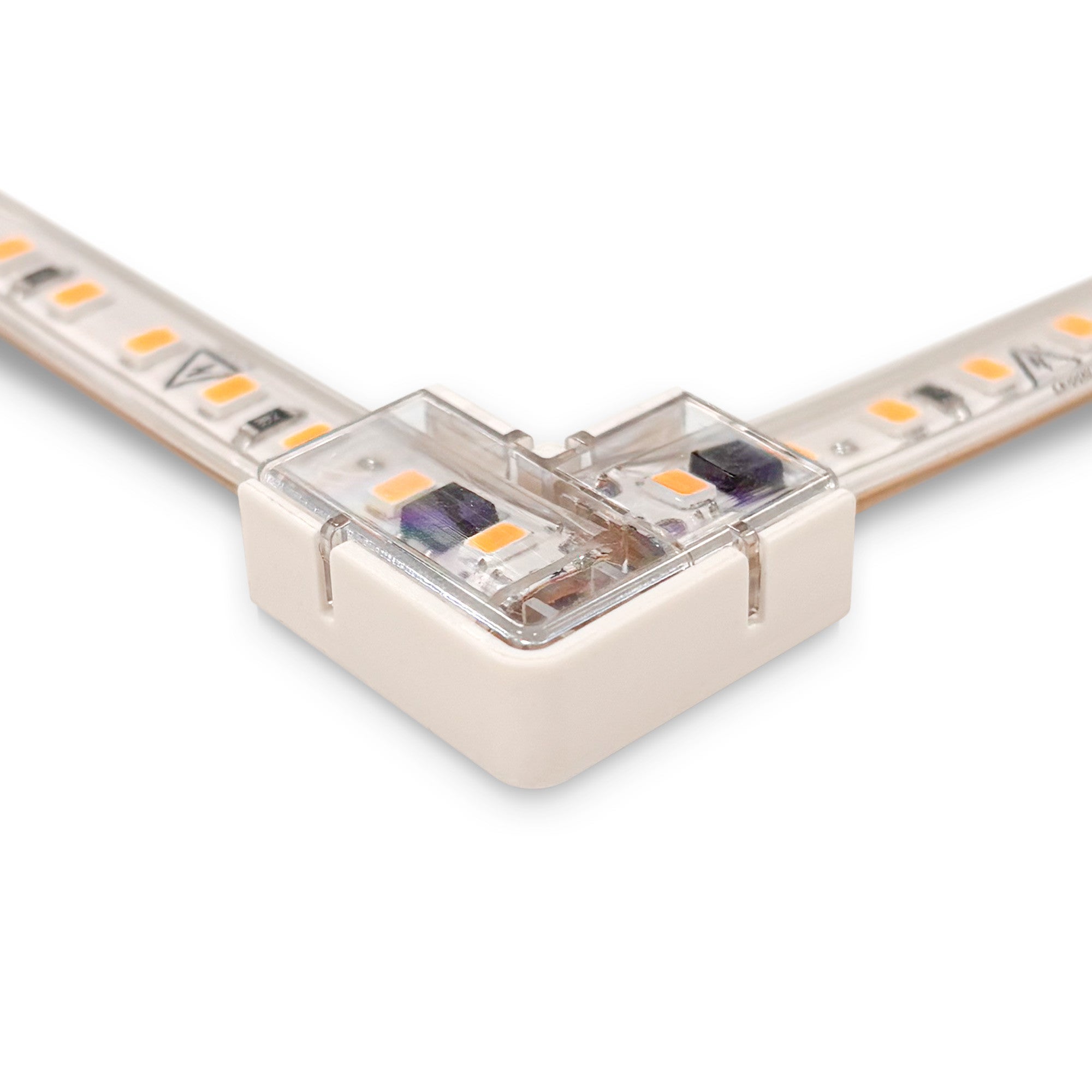 Conector en "L" para tira LED IP65 monocolor SMD 2835 - 10mm - 90º ...