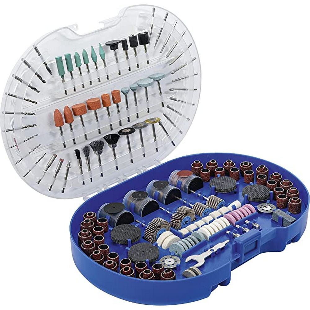 COFFRET KIT D'ACCESSOIRES POUR OUTILS ROTATIFS TYPE DREMEL ET PROXXON ...