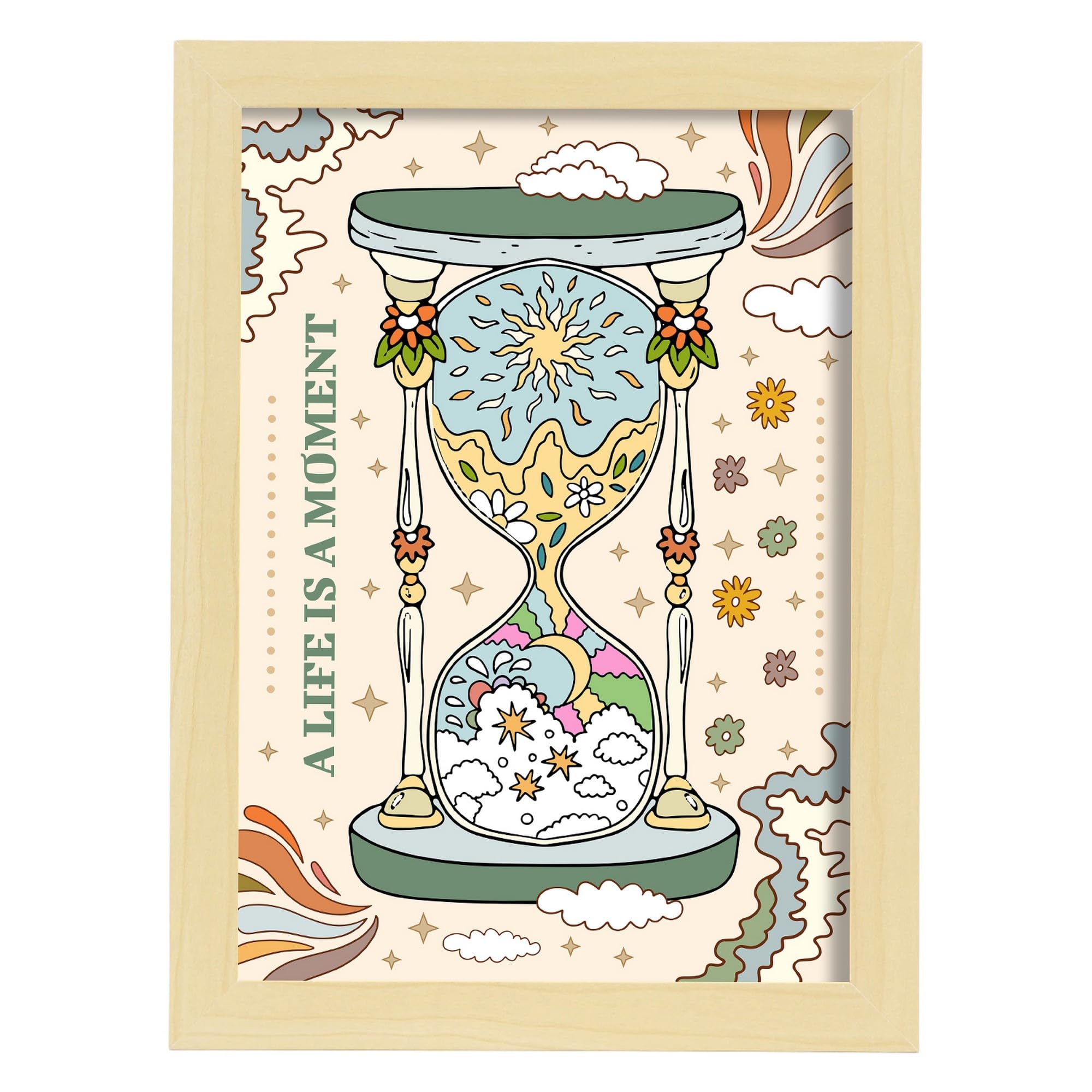 Lámina Poster De La Vida Es Un Momento Cuadros Decorativos Para Tu ...