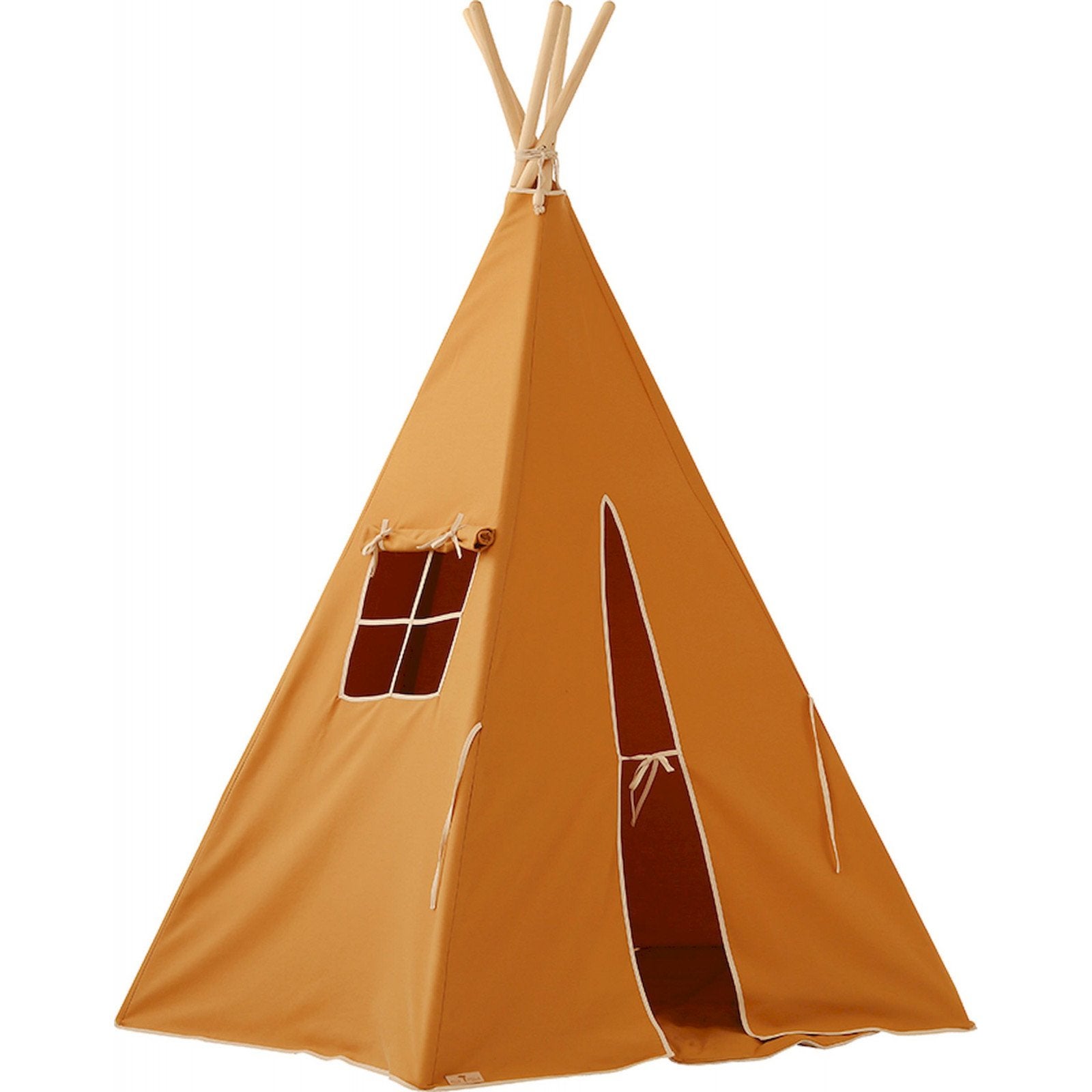 Tente tipi enfant autumn vibes 120 x 130 x 180 cm Orange | Leroy Merlin