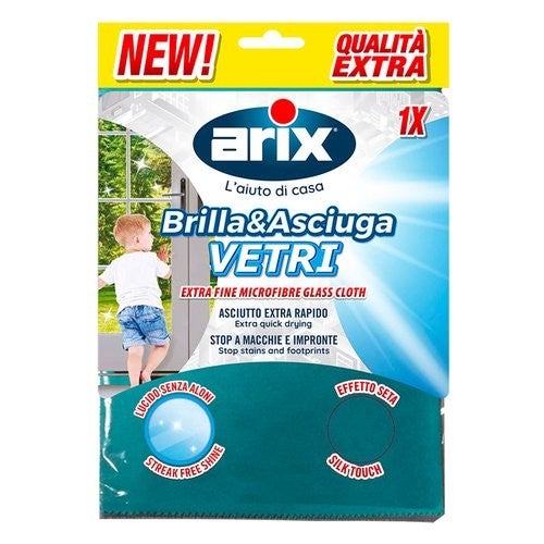 Chiffon en microfibre Arix Brilla & Asciuga Vetri, modèle 28489, pour ...