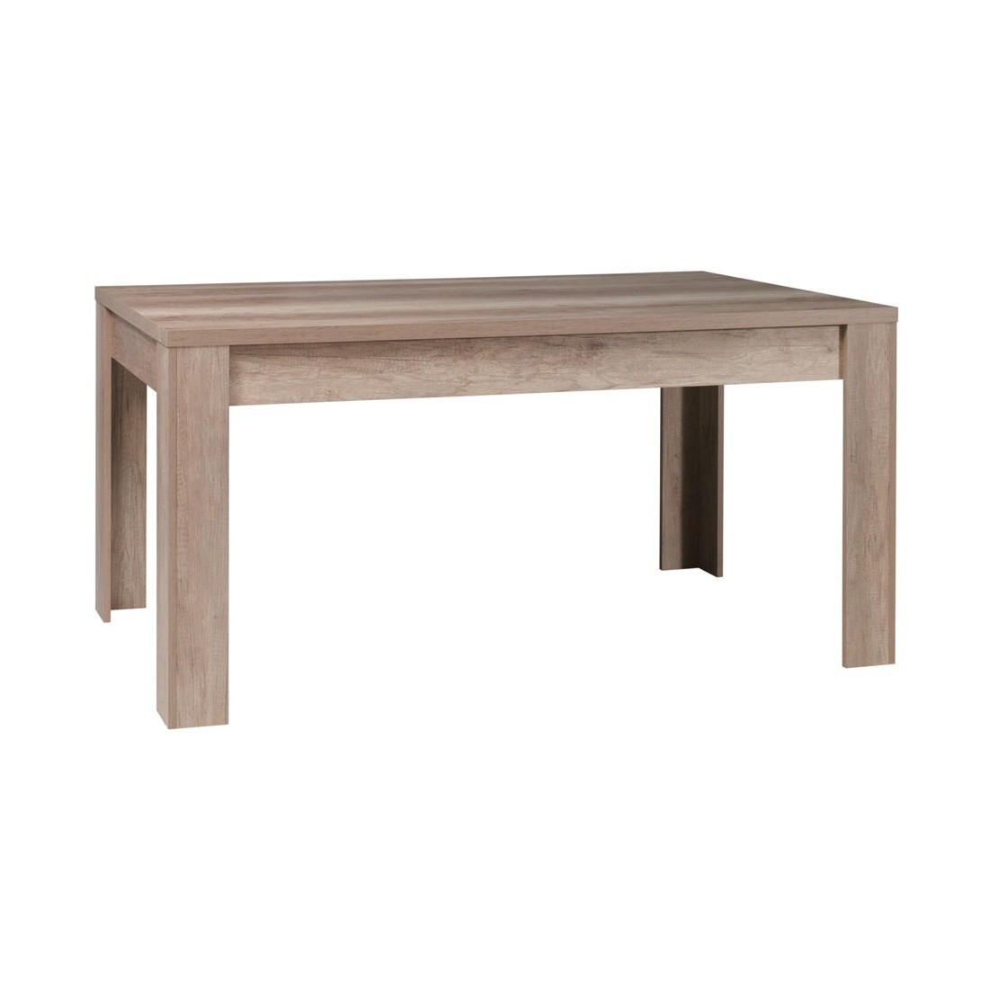 Table non extensible 160 cm - Collection ROMI - chêne clair | Leroy Merlin