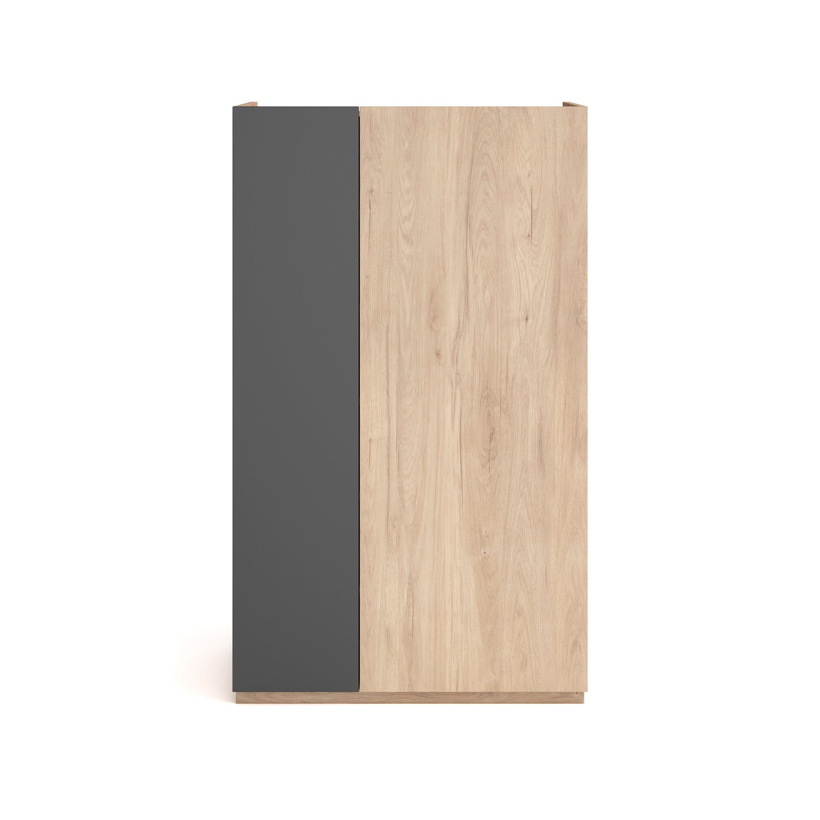 Zapatero en melamina, modelo Akra de Herdasa, color roble claro con ...