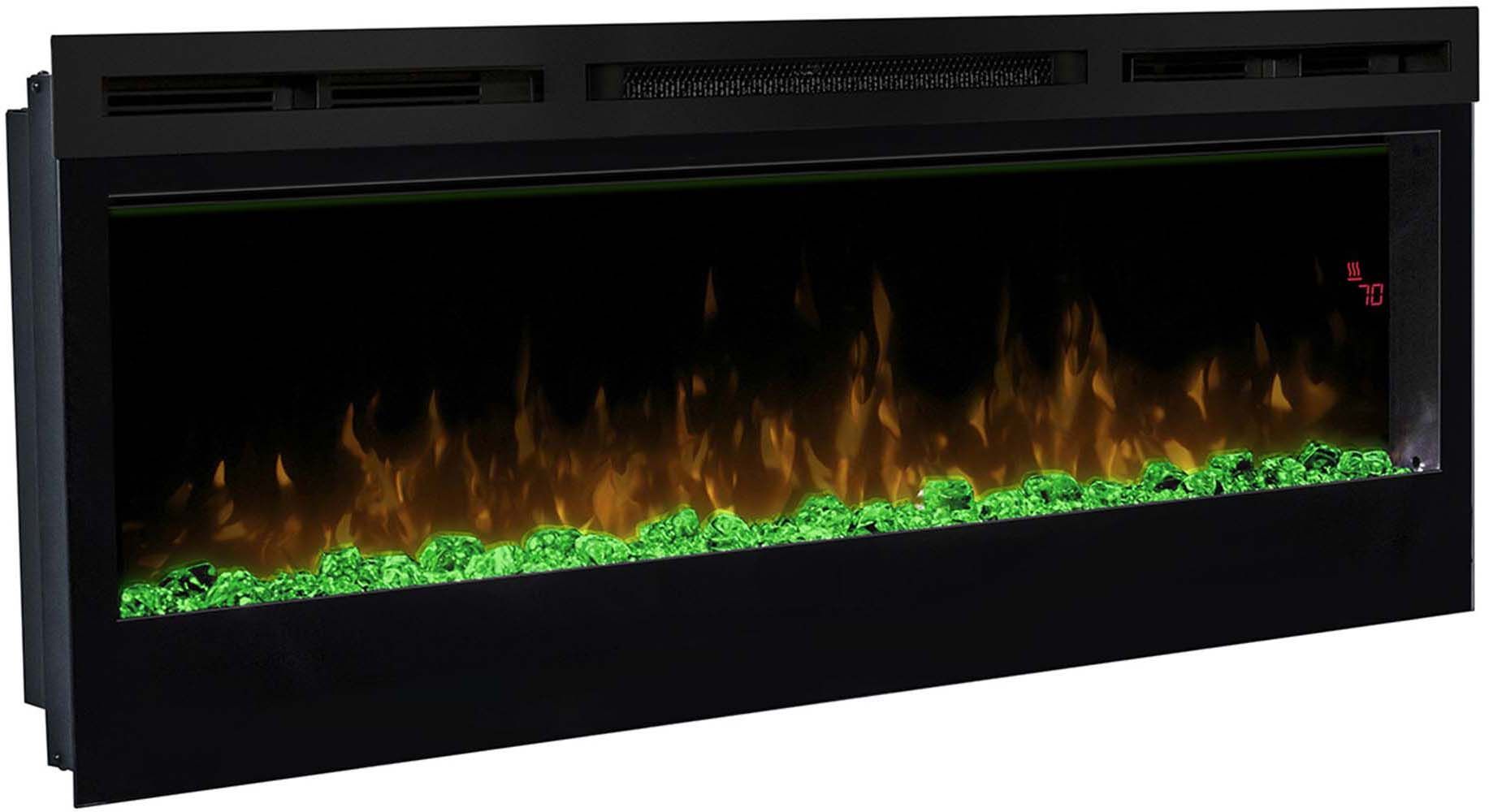 Cheminée Électrique Optiflame Insert Mural Prism 1250w 34 Pouces Dimplex | Leroy Merlin