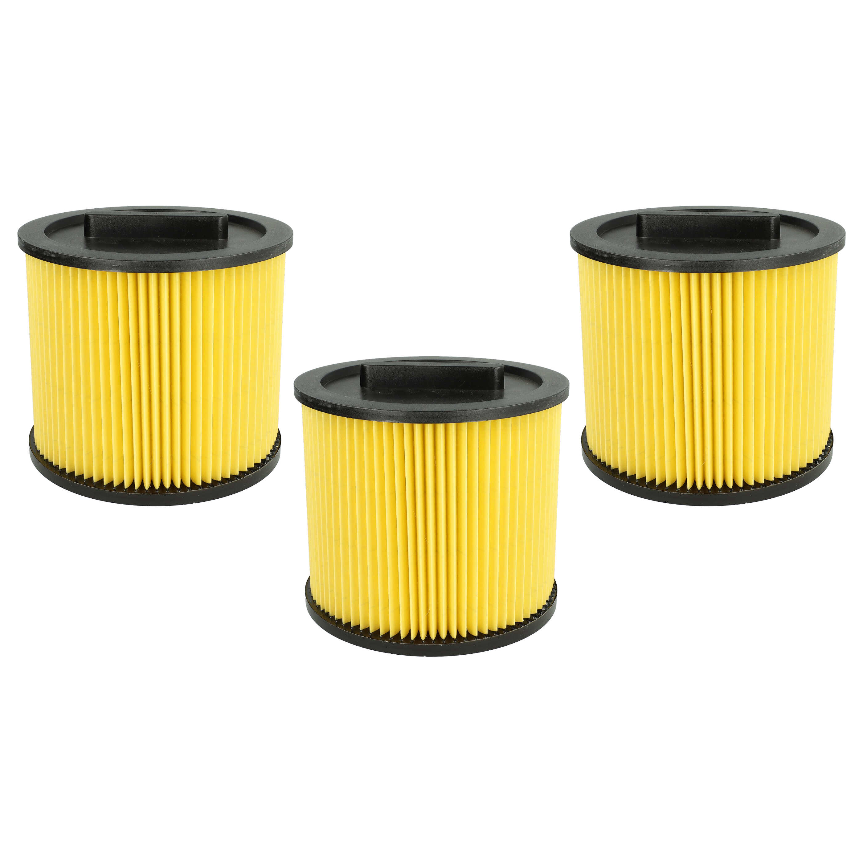 Vhbw 3x filtre plissé compatible avec Thomas Compact 1620 C, 20 R, 20 S ...