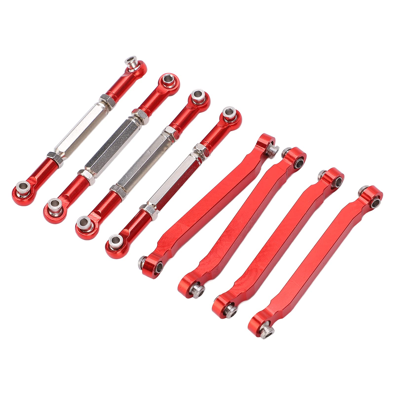 8 tiges traction RC métal haute résistance installation facile (Rouge ...