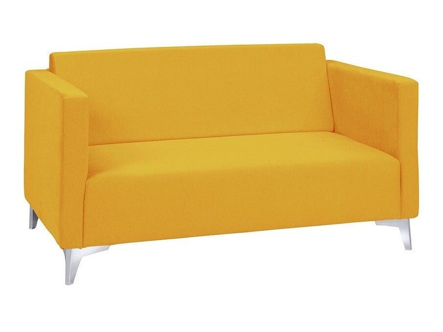 Sofá Virmore 101, Amarillo, 136x82x74cm, Tapiz, Patas: Plástico | Leroy ...