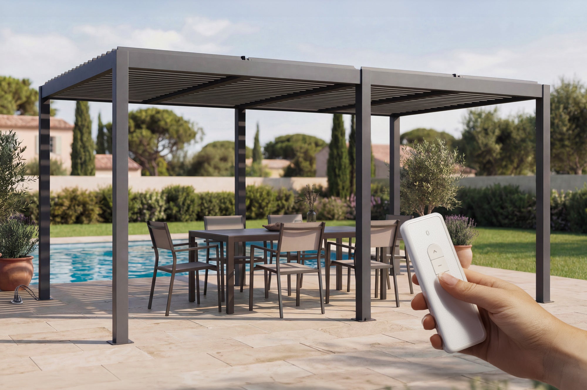 Pergola Aluminium 5x3m Bioclimatique