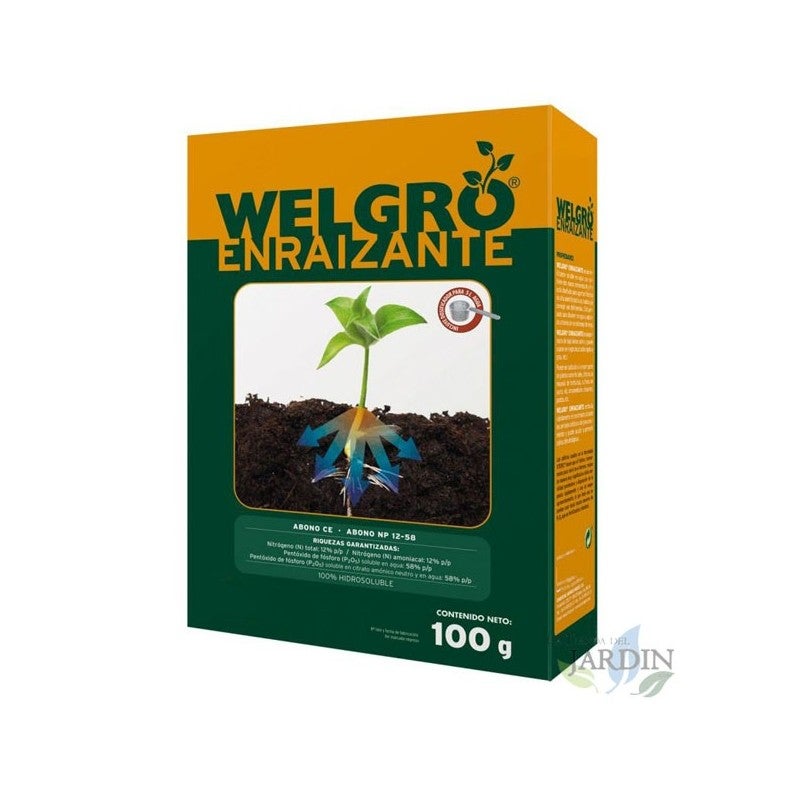 Fertilizante Welgro Enraizante 100gr, Alto Contenido en Fósforo para ...