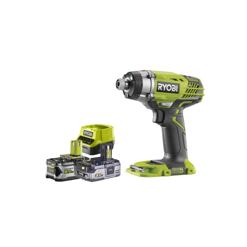 Pack RYOBI Visseuse à choc 18V OnePlus R18ID3 - 1 Batterie 3.0Ah High ...