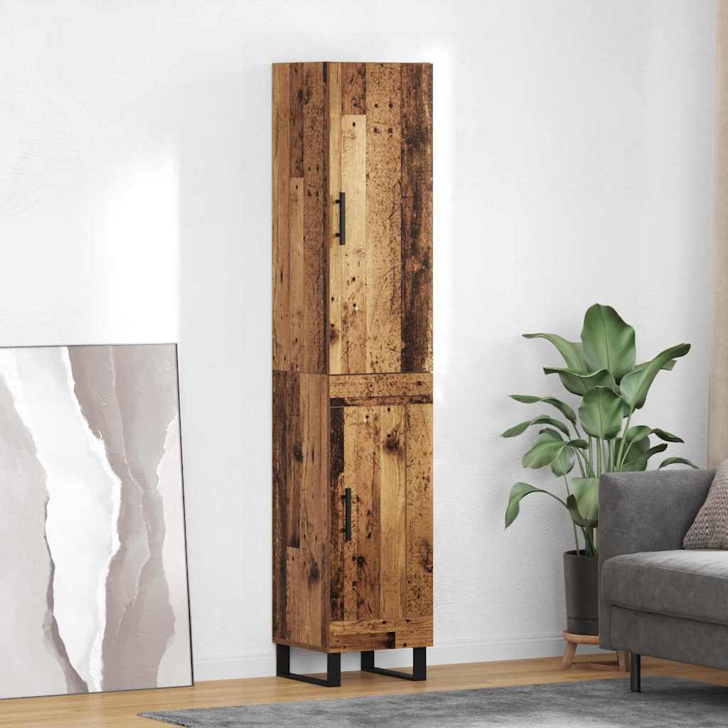 Alacena Madera Vieja 34,5 x 34 x 180 cm Madera contrachapada | Leroy Merlin