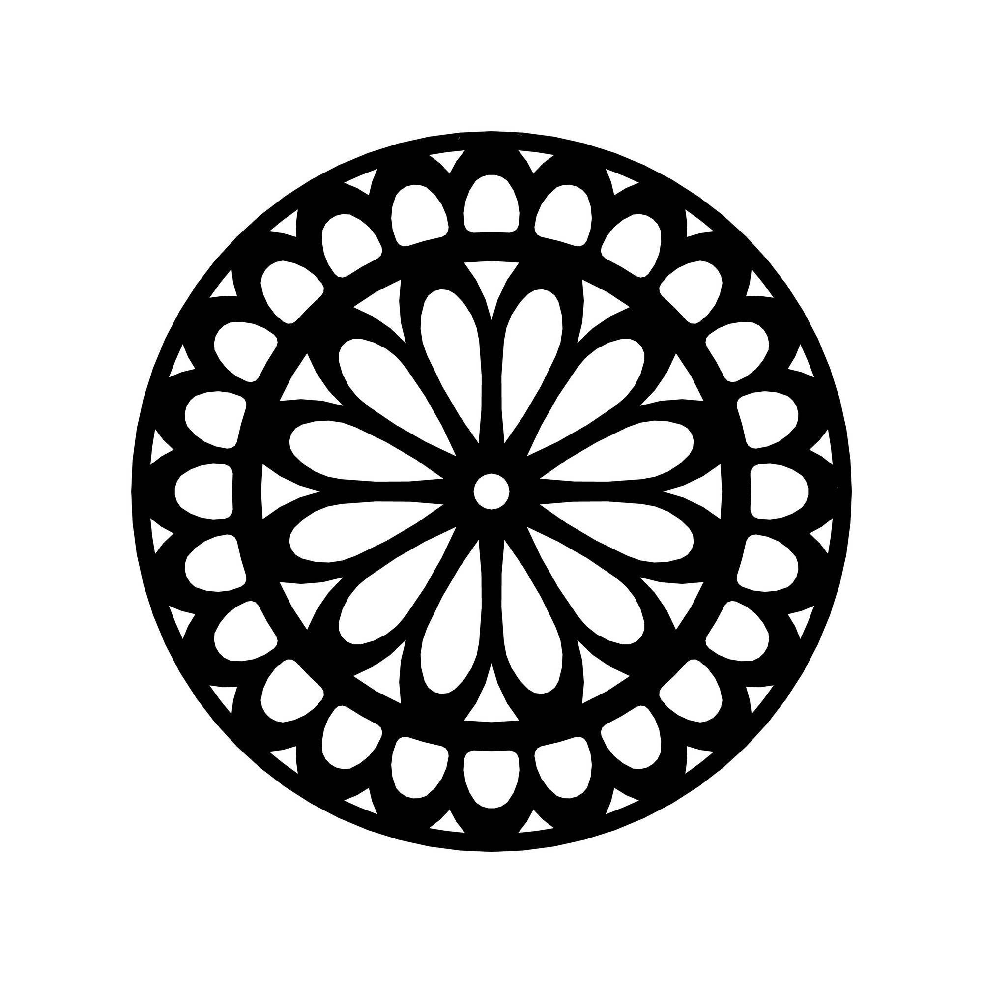 Décoration murale style arabesque Malidar D50cm Métal Noir | Leroy Merlin