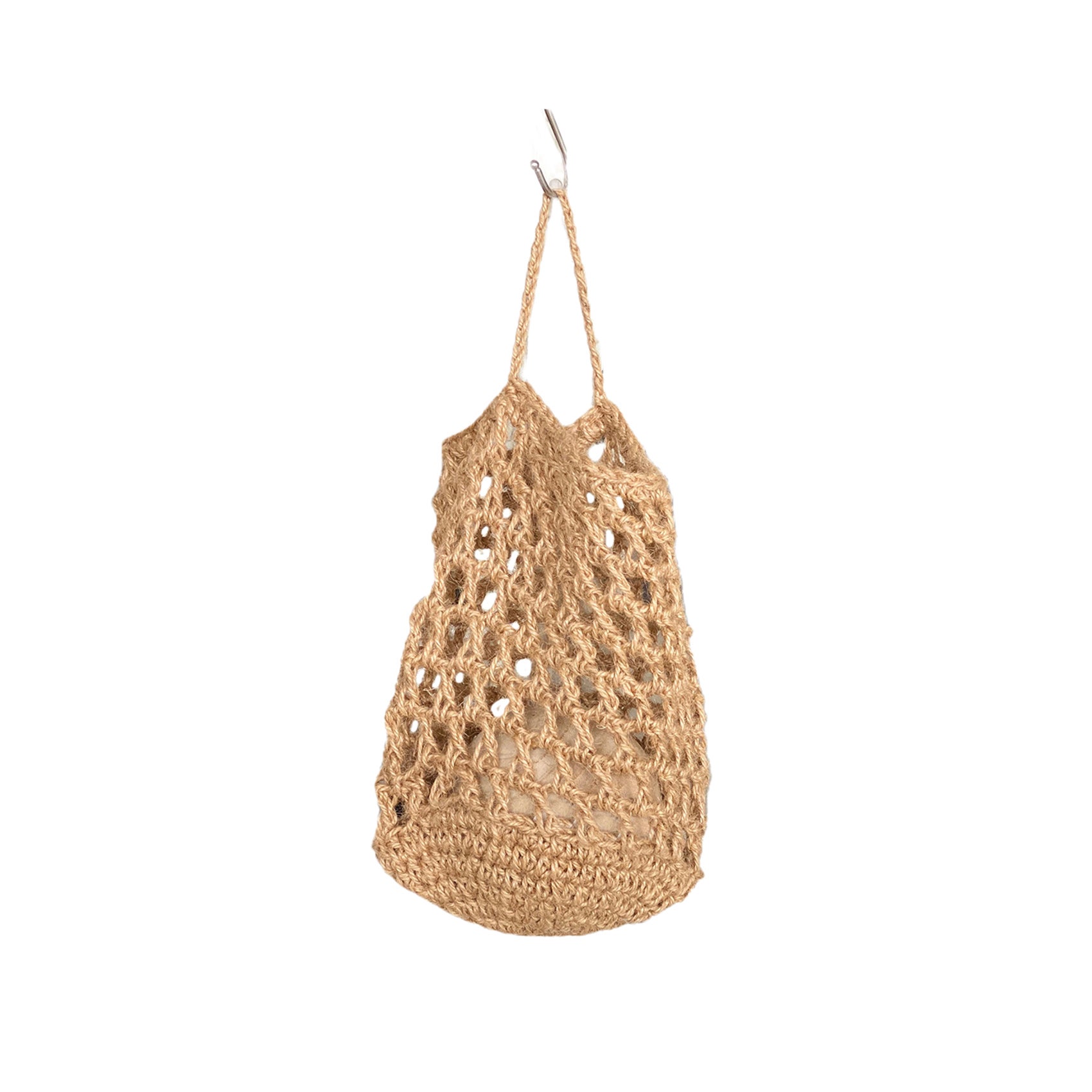 Panier filet à suspendre en jute - Naturel - 20x25 cm - Jute | Leroy Merlin