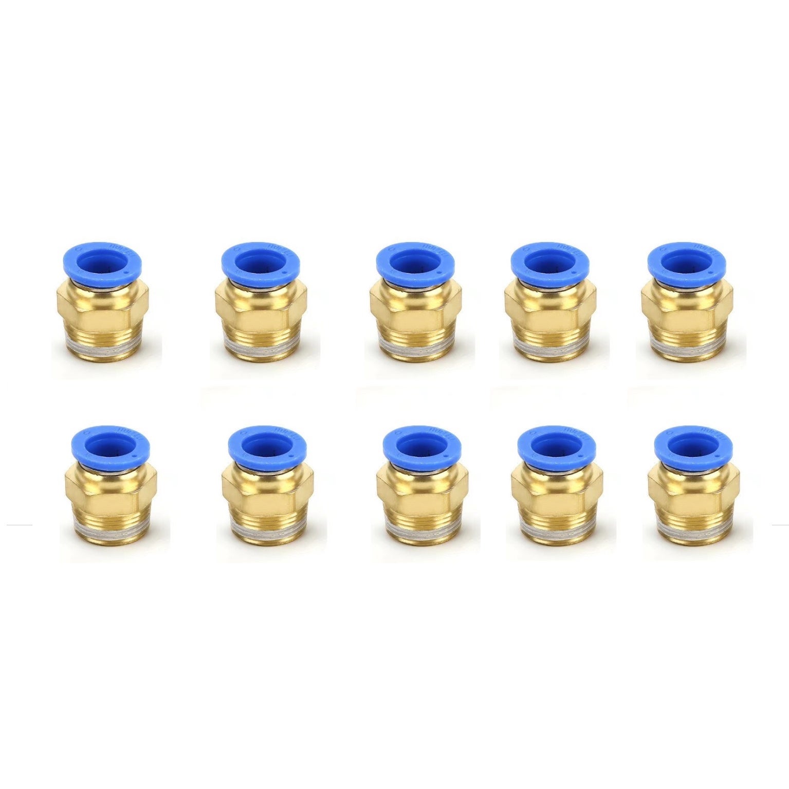 10 piezas Conector rápido de aire Conectores neumáticos Conectores ...