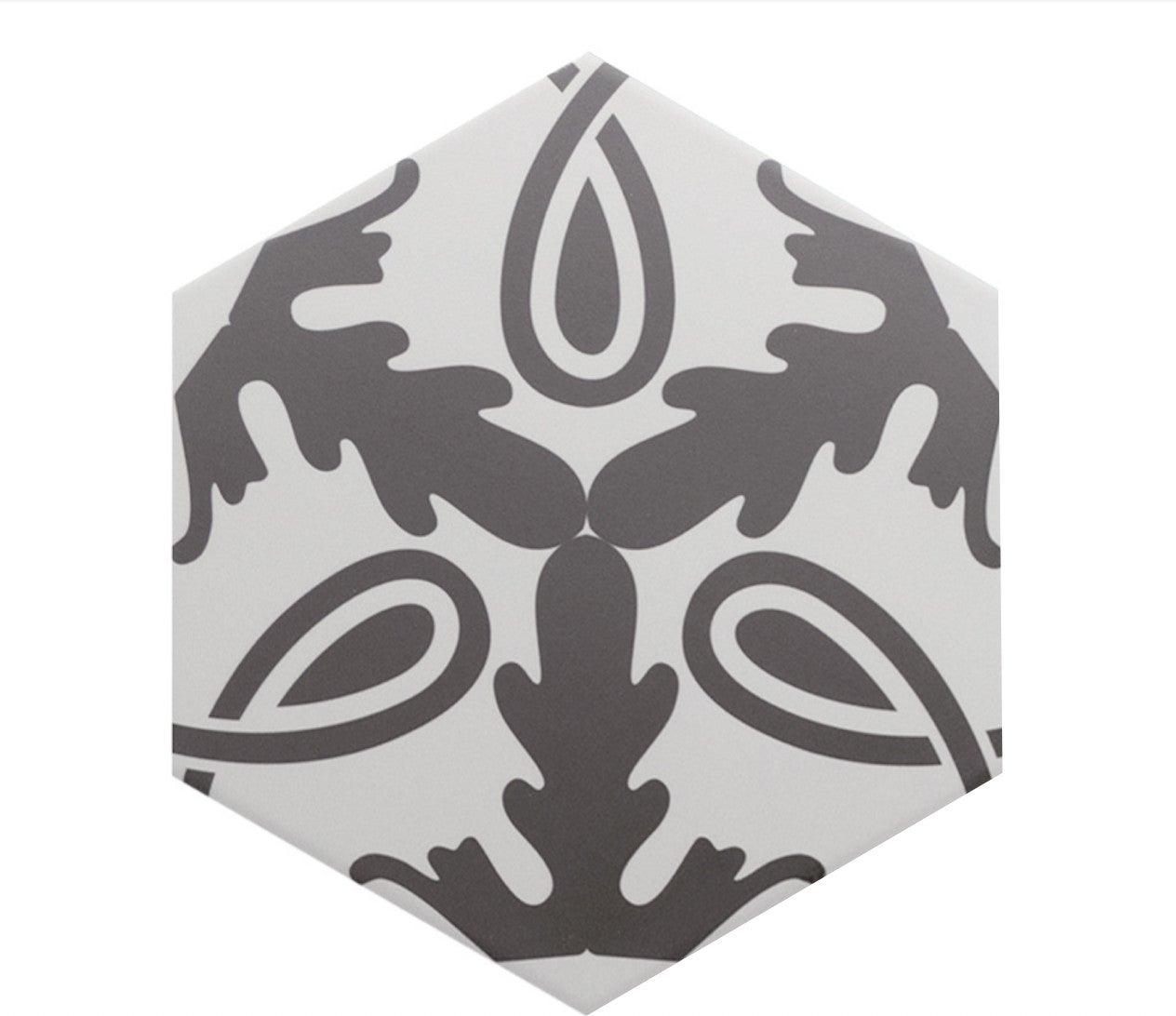 Carrelage sol / mur hexagonal à motif coloré 17,5x20 cm COIMBRA ETERNA ...