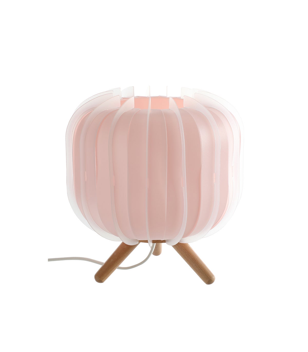 Lampe klara rose, polypropylène, h. 20 cm, e14 | Leroy Merlin