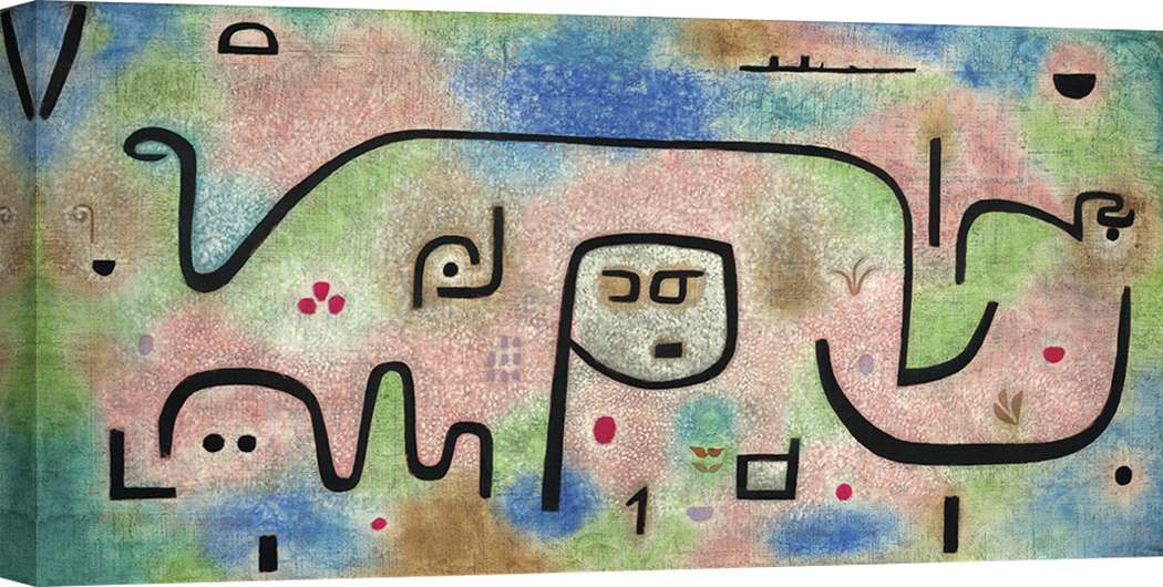 Peinture, impression sur toile - Paul Klee, Insula Dulcamara - 120x60 cm | Leroy Merlin