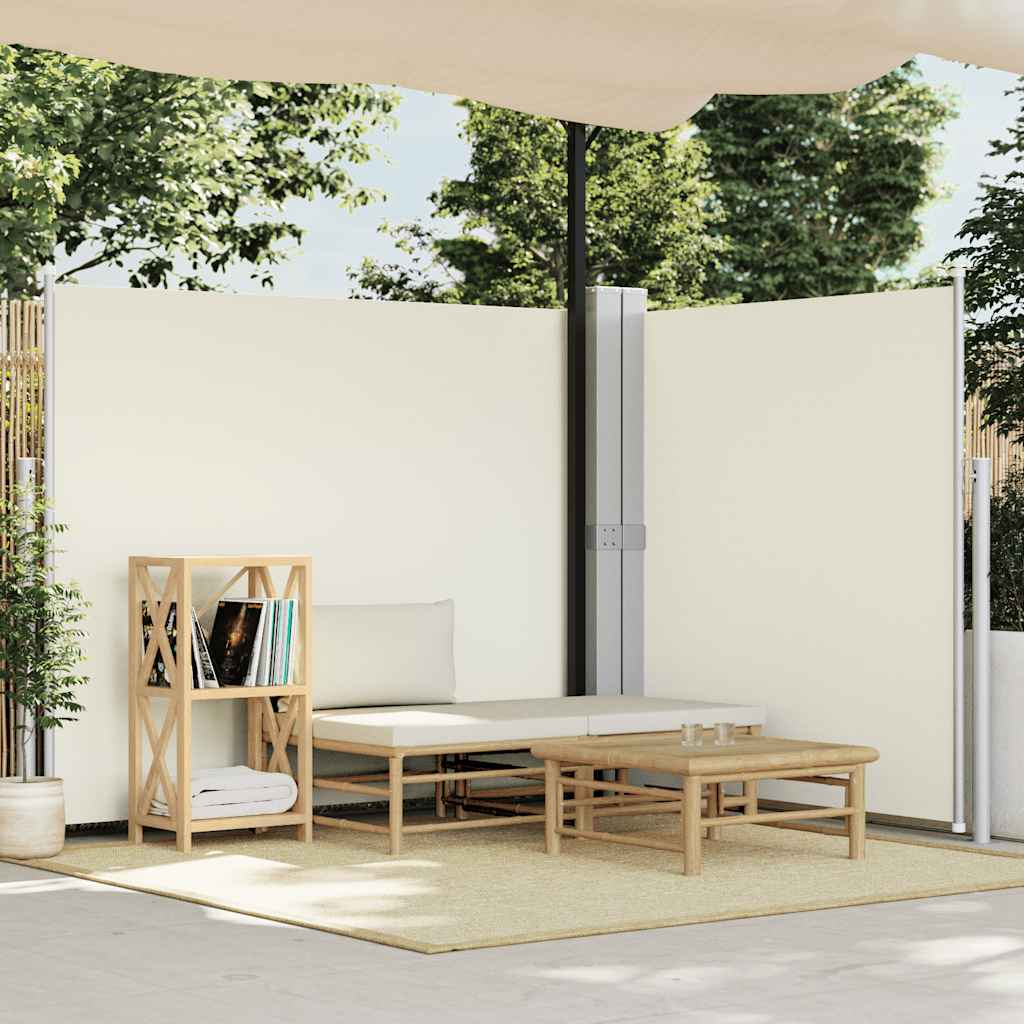 Toldo lateral retráctil color crema 180x600 cm | Leroy Merlin