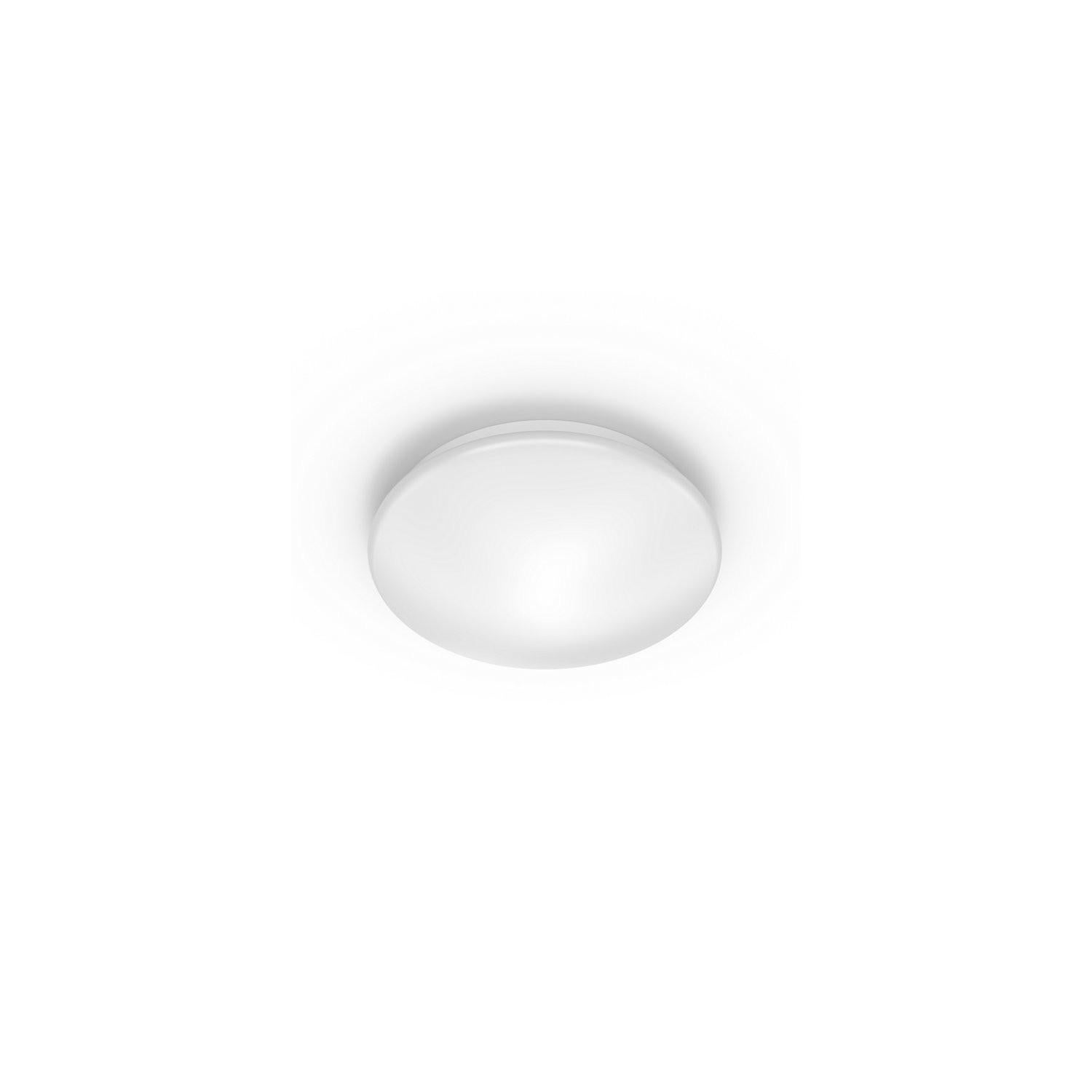Plafonnier LED IP44 Canopus 20W , Blanc, Métal,PC, IP44, 2000lm | Leroy ...