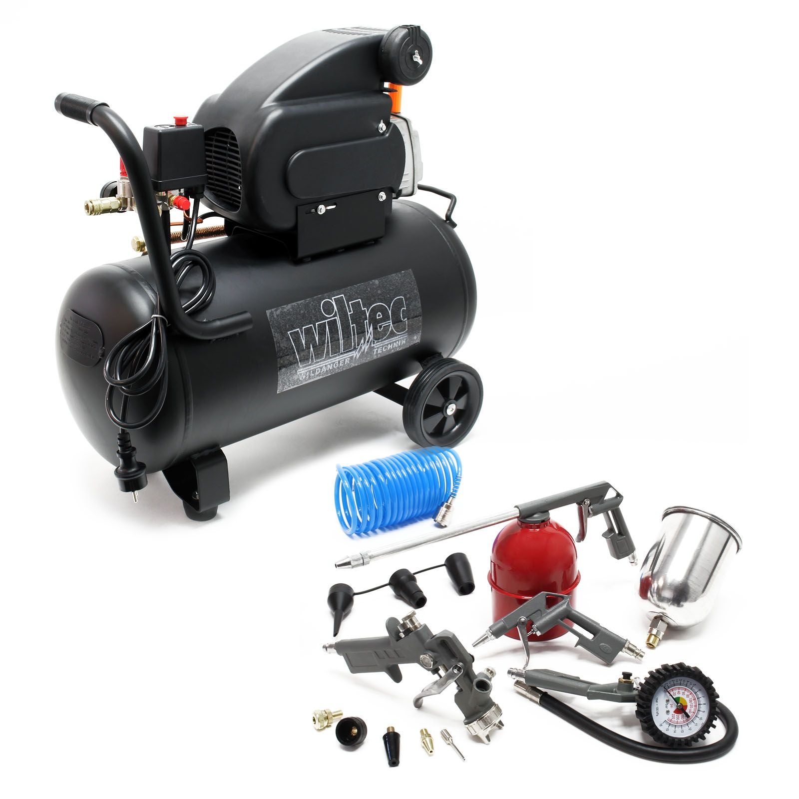 Compresseur 50L Set de 13 pièces Air comprimé Outil pneumatique | Leroy ...