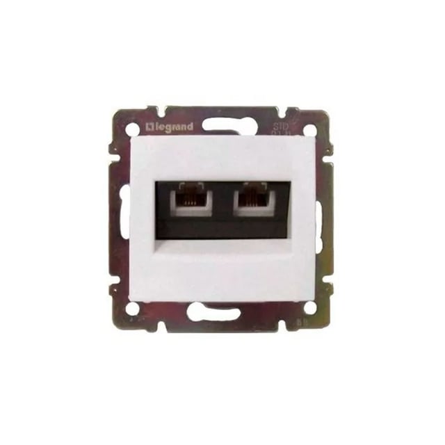 Toma doble RJ45: Conexiones rápidas y seguras