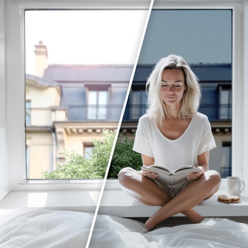 DIMEXACT - Film 2 en 1 anti chaleur et anti vis-à-vis pour pose ...