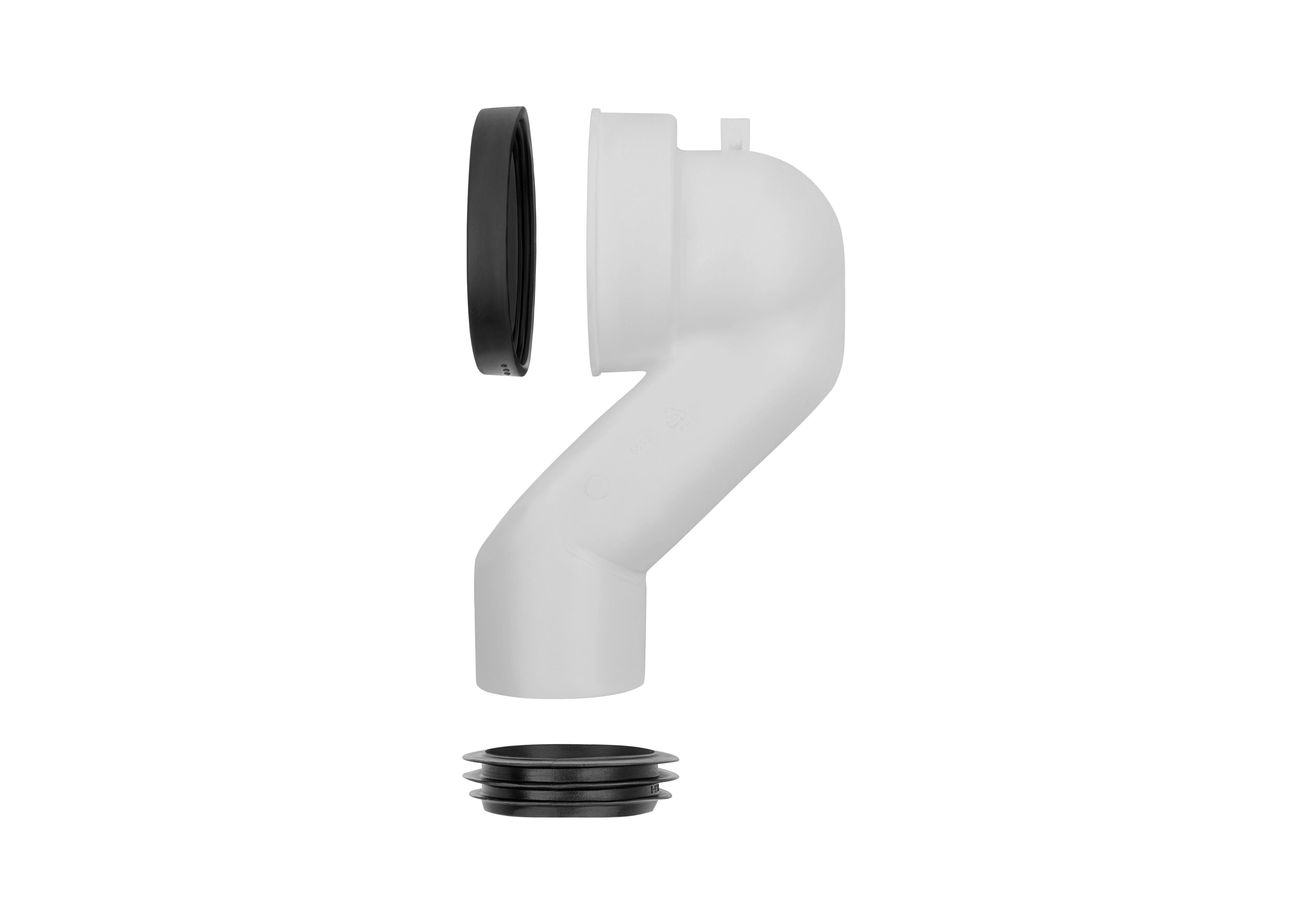 Coude WC évacuation verticale mural 210 | Leroy Merlin