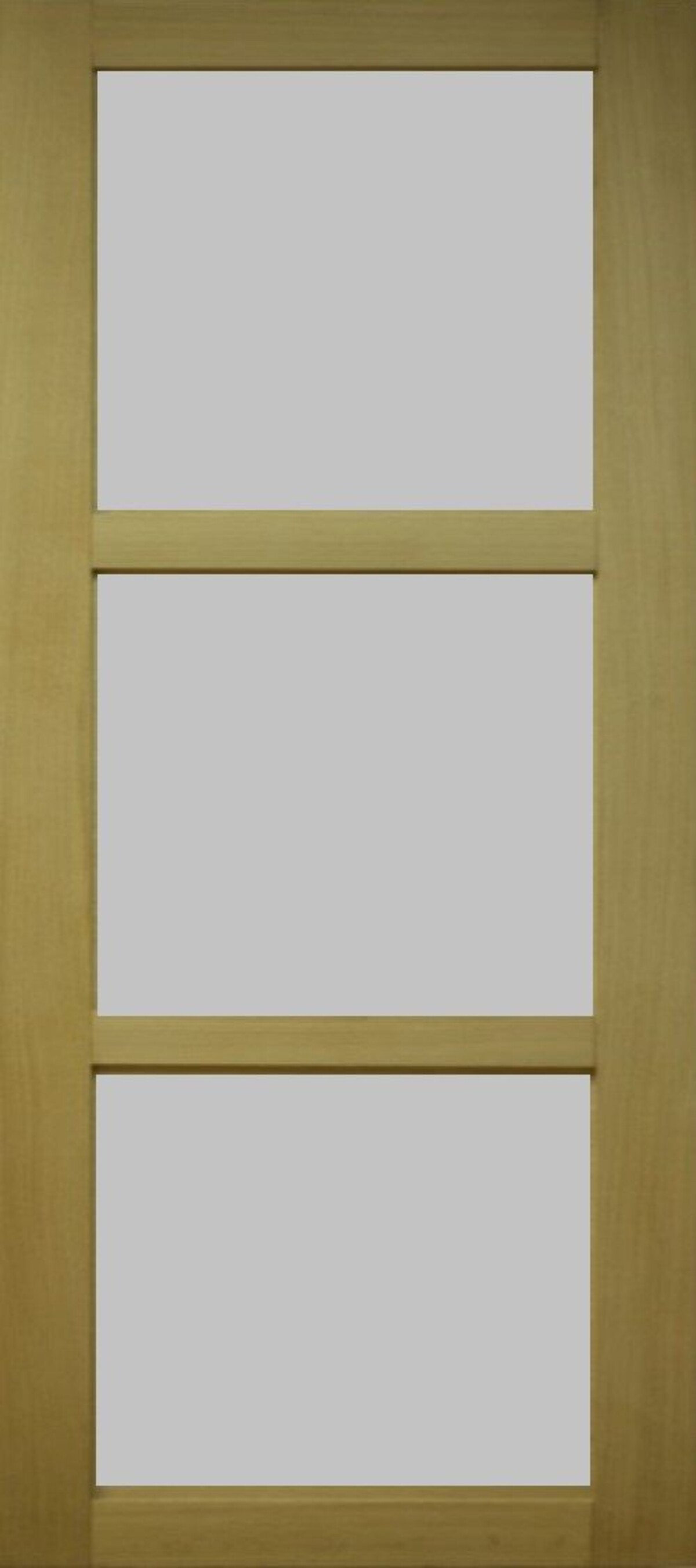 Porte Coulissante Ayous 3 Panneaux Gris Ral 7035 H204 X L83 + Systeme A ...