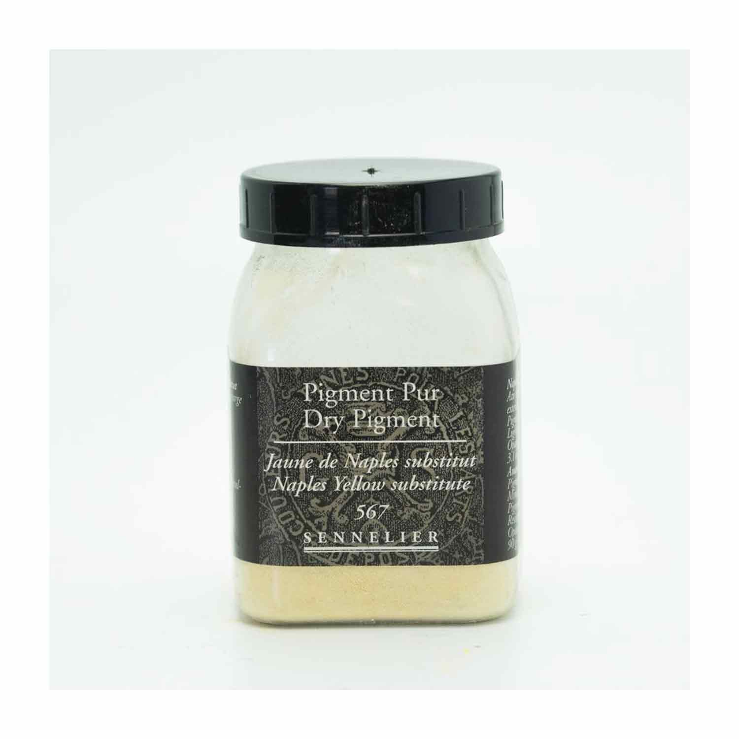 Pigment pour création de peinture - pot 90 g - Jaune de Naples ...