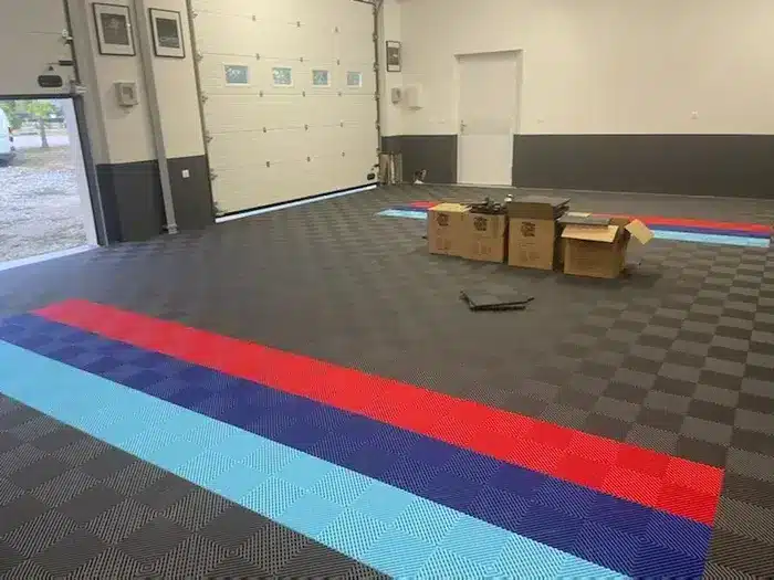 Lot de 25 dalles de sol garage clipsables FIRST 3D – Rouge – 4 m² – ANC ...