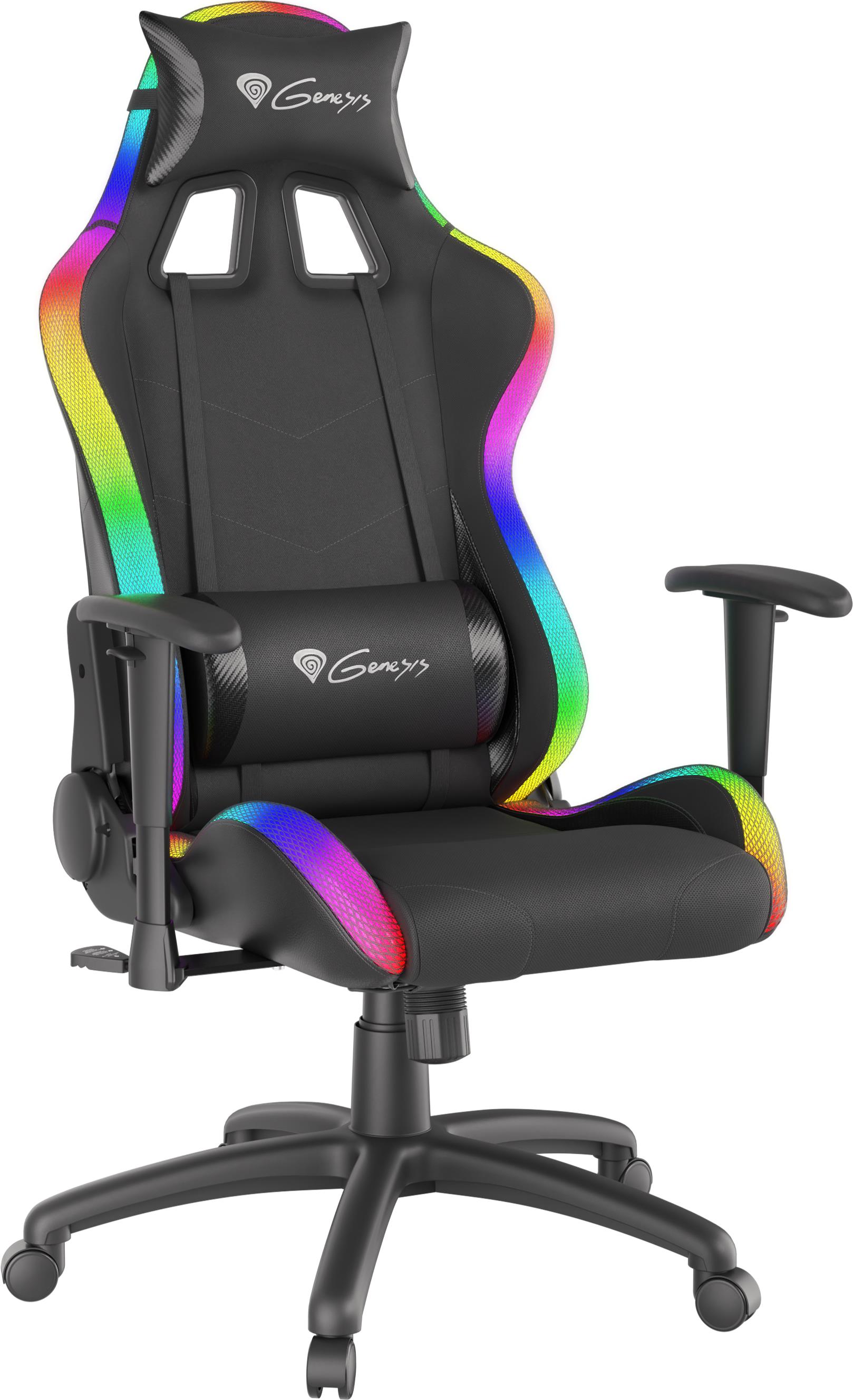 GENESIS GAMING CHAIR TRIT 500 RGB BLACK | Leroy Merlin