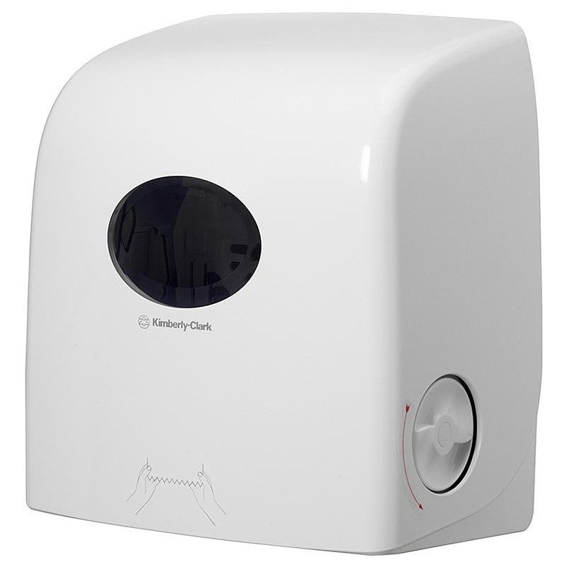 Distributeur Bobine essuie-mains roulés Slimroll Aquarius Blanc ...