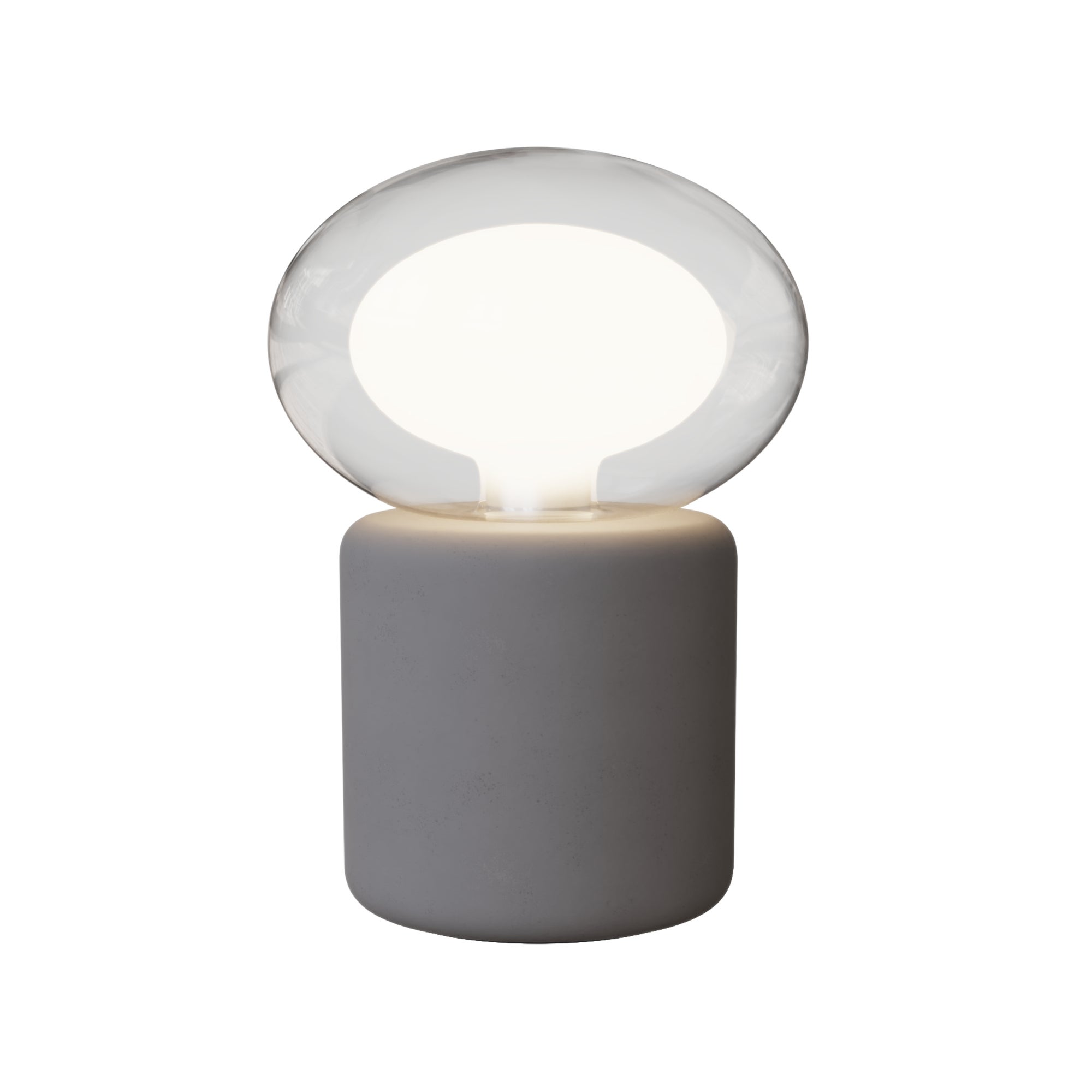 Lampe de table 1xG9 Beton Gris | Leroy Merlin