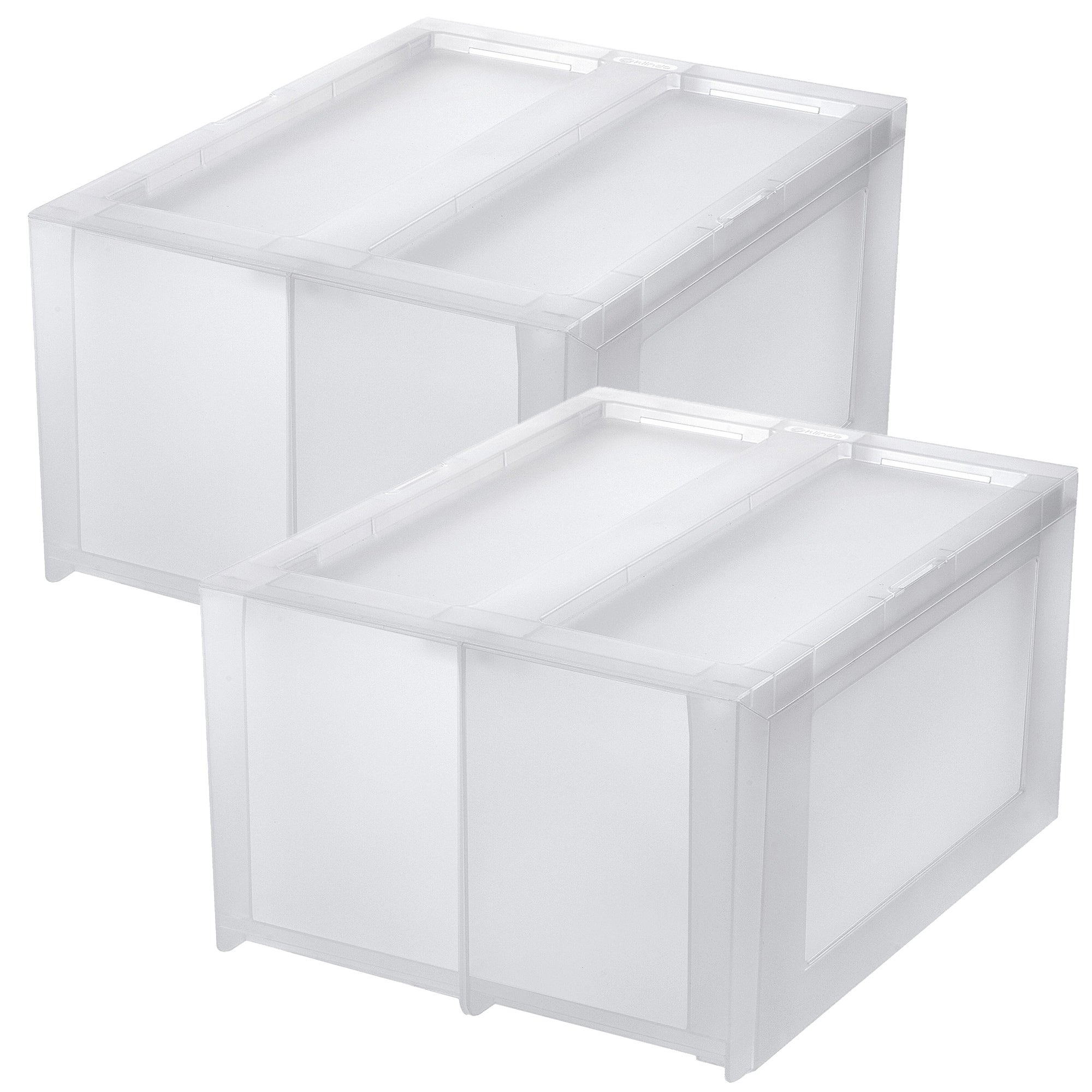 Set de 2 cajas de almacenamiento "MODULAR" 2x6,5L | Leroy Merlin