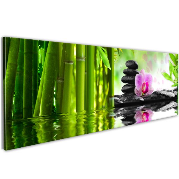 Tableau Zen Pays de Zen 150x50 cm | Leroy Merlin