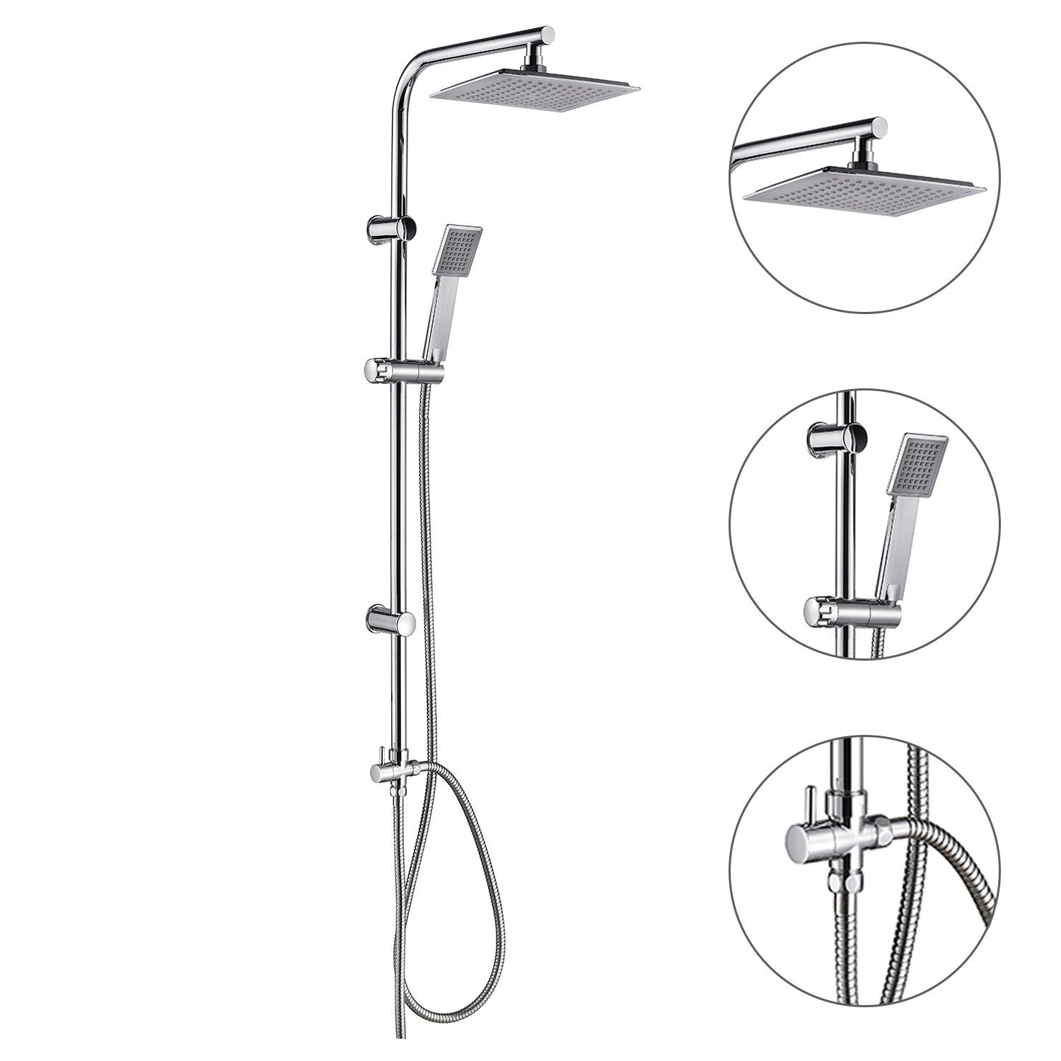 Colonne Douche UNIVERSAL Carrée complète | Leroy Merlin