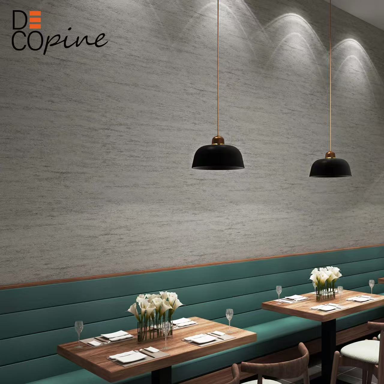 Papel Pintado Autoadhesivo 3D Efecto Piedra – Gris Oscuro – PVC Grueso ...