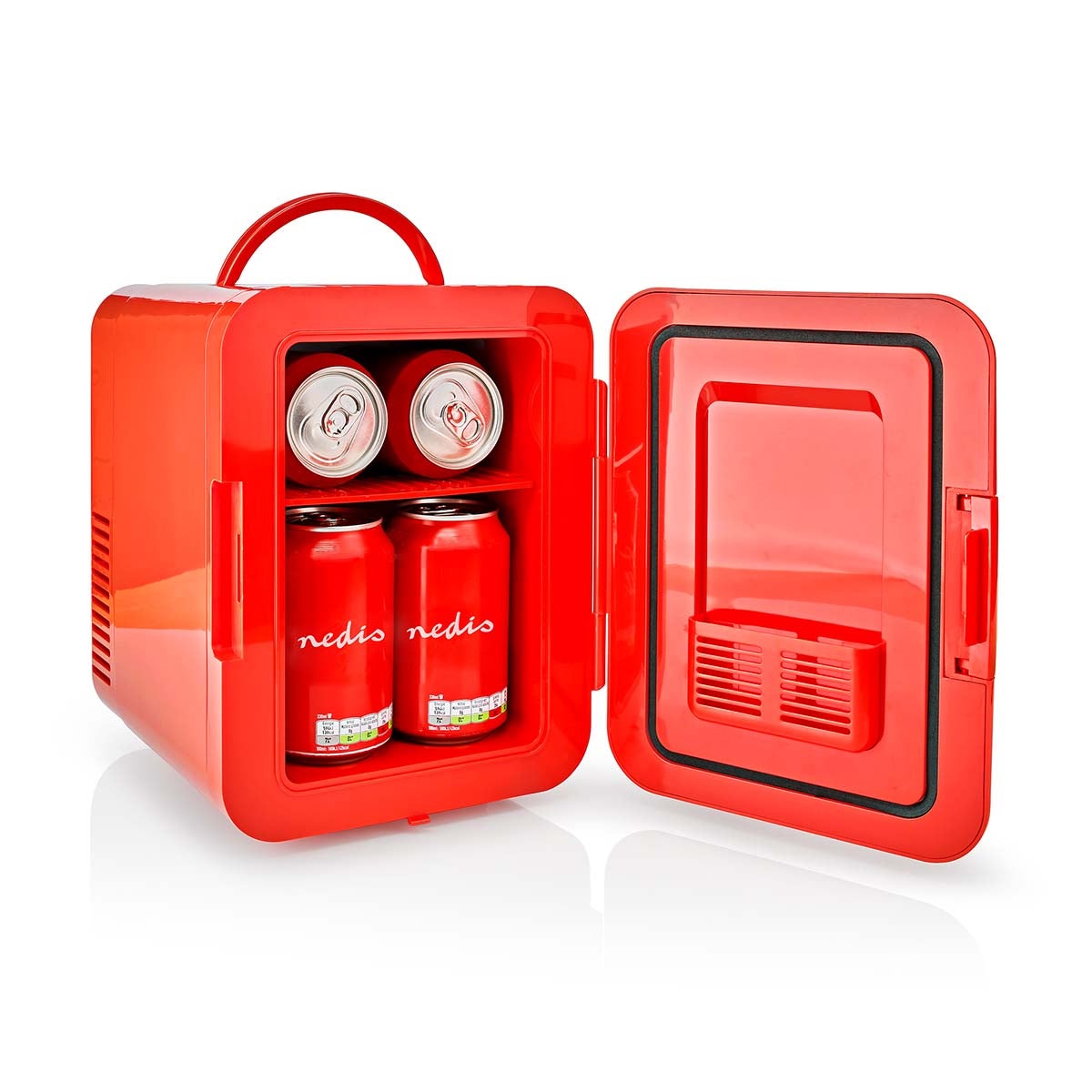 Nedis Mini réfrégirateur portable - KAFR120CRD - Rouge | Leroy Merlin