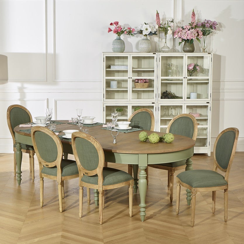 ROBIN DES BOIS - HELIO : Vitrine 2 portes vitrées en pin blanche ...