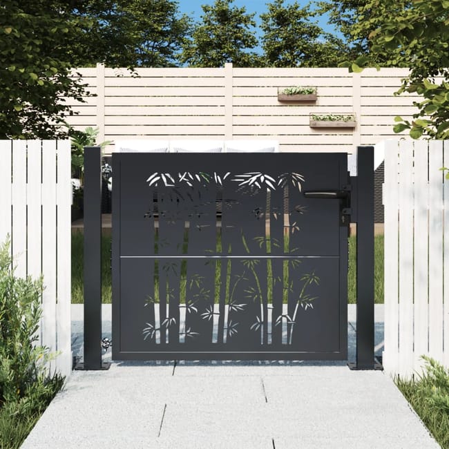 Portail de jardin | Portail de clôture | Portillon de jardin anthracite ... Portail de jardin | Portail de clôture | Portillon de jardin anthracite ...