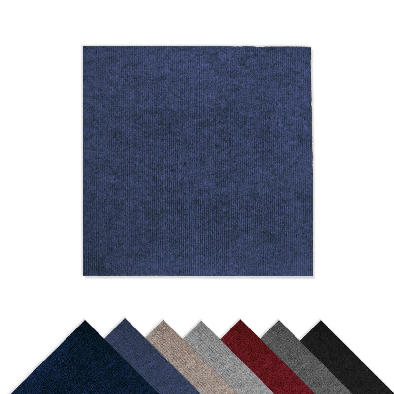 Loseta de moqueta azul royal 50 x 50 cm / caja 40 uds. - 10m² / hogar ...