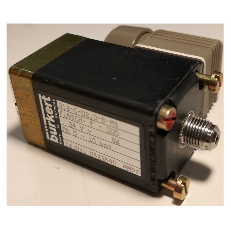 Bürkert 422540 électrovanne 0312 à plongeur 3/2 voies à action directe 24V 8W PN0-10bar | Leroy ...