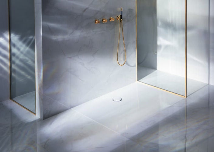 BetteFloor Floor Receveur de douche latéral, 140x120cm, 3394-410, Farbe: argentés | Leroy Merlin