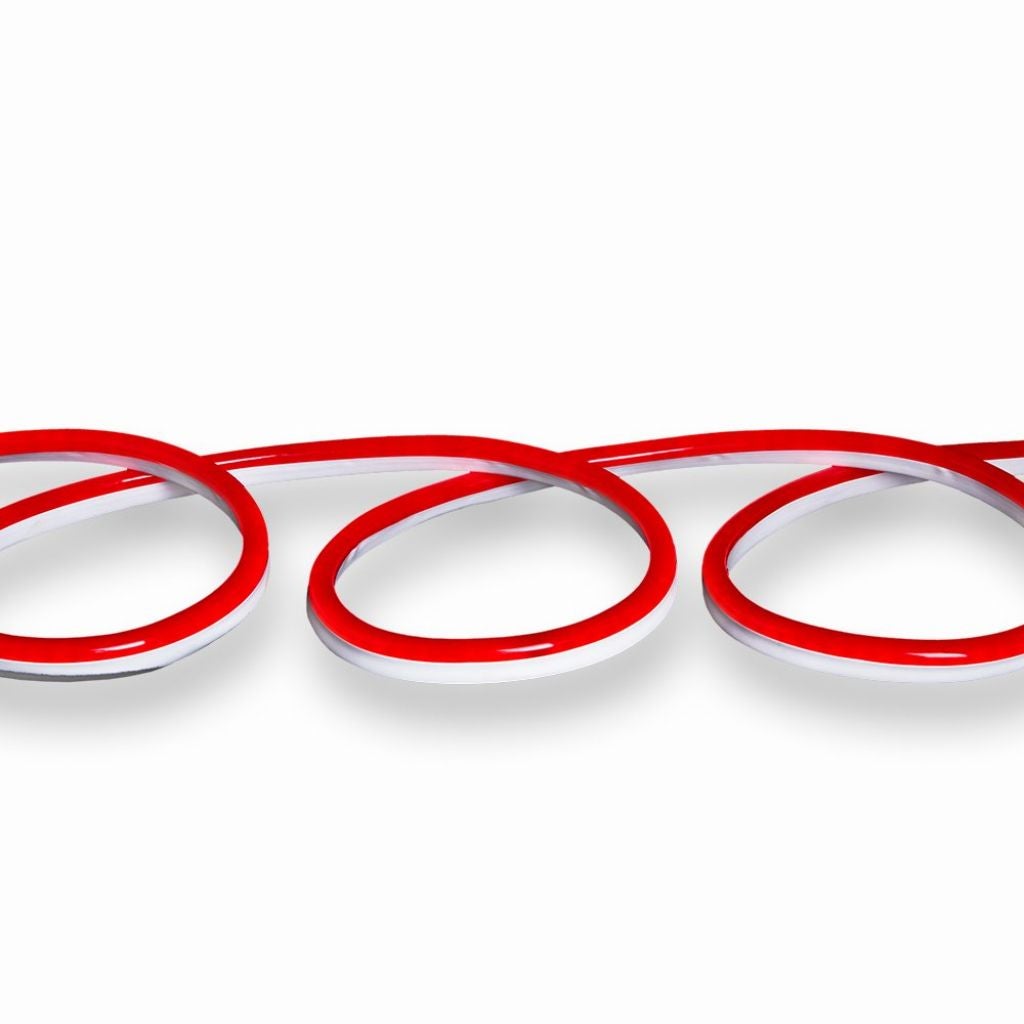 Néon Flex 8W/m 120 LEDs/m Coil 10m 24V Rouge IP65 | Leroy Merlin