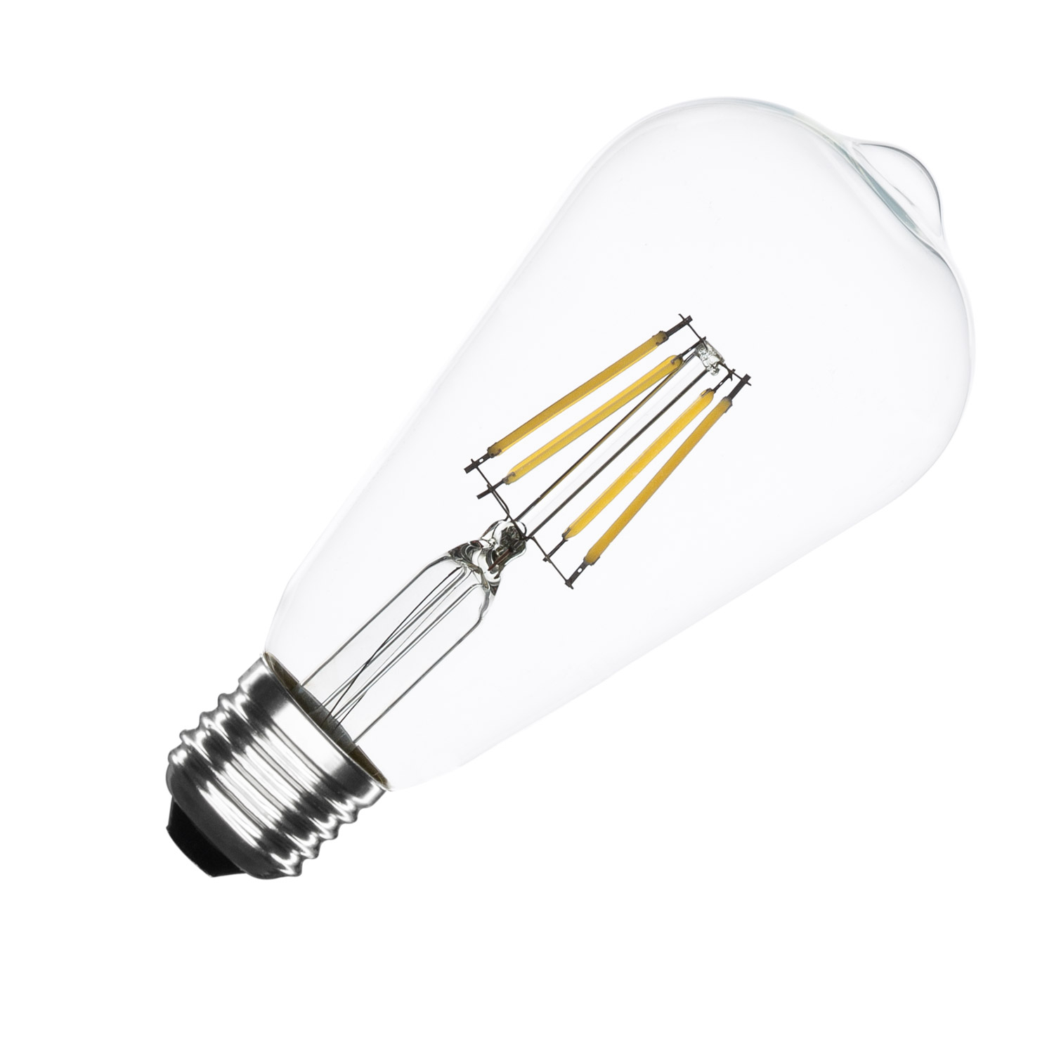 Ampoule LED Filament E27 6W 720 lm Dimmable ST64 No Flicker 4000K Blanc neutre | Leroy Merlin